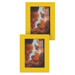 Wexford Home Modern 4 in. x 6 in. Yellow Picture Frame WF011B - The ...