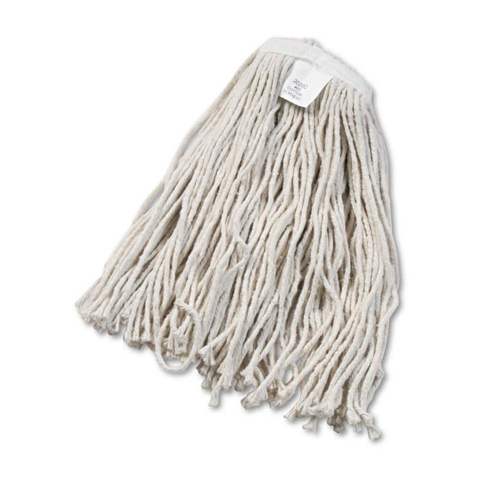 Boardwalk #20 Cotton Cut-End Wet Mop Head in White (12-Carton ...