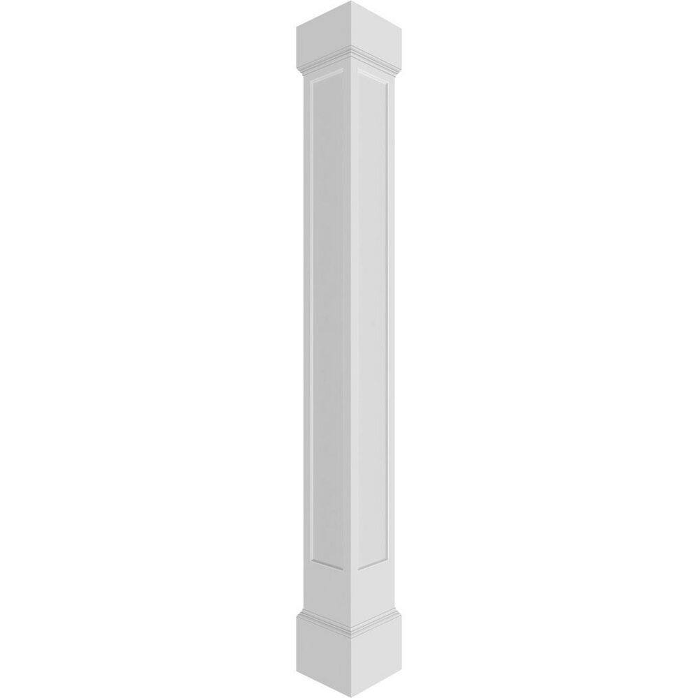 Ekena Millwork 11-5/8 in. x 8 ft. Premium Square Non-Tapered Recessed ...