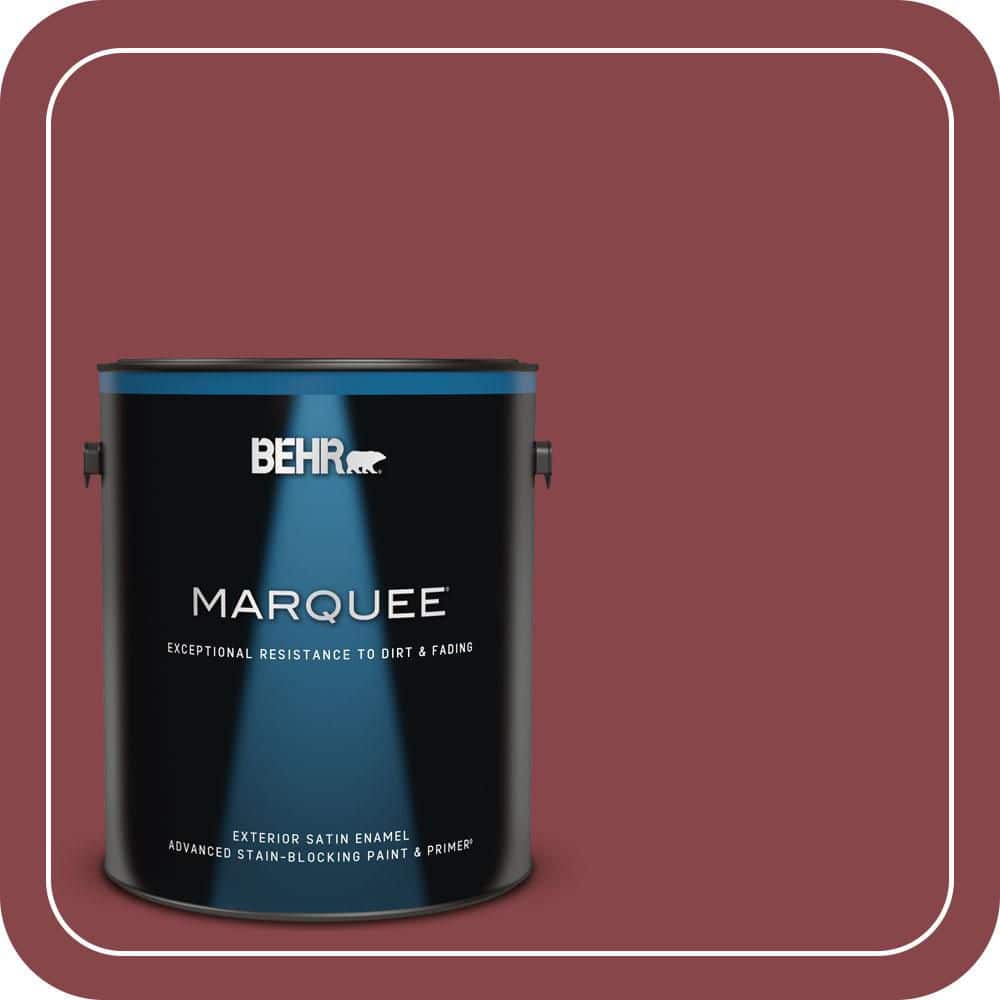 BEHR MARQUEE 1 gal. #PPU1-12 Bolero Satin Enamel Exterior Paint ...