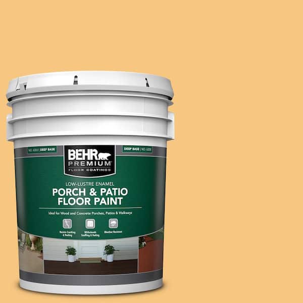 BEHR PREMIUM 5 gal. #PPU6-07 Jackfruit Low-Lustre Enamel Interior ...