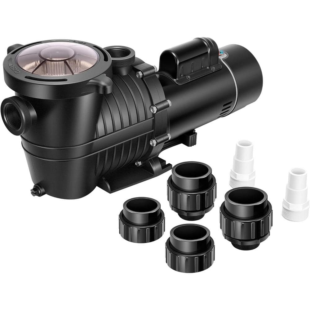 VIVOHOME 2.0 HP 230-Volt Dual Speed Self Priming In-Ground Swimming ...