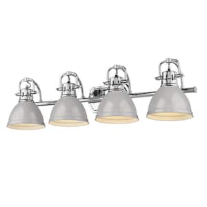 Golden Lighting Duncan 4-Light Chrome Vanity Light 3602-BA4 CH-SF - The ...
