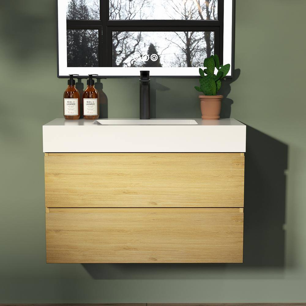 INSTER NOBLE 36 in. W x 18 in. D x 25 in. H Single Sink Freestanding ...