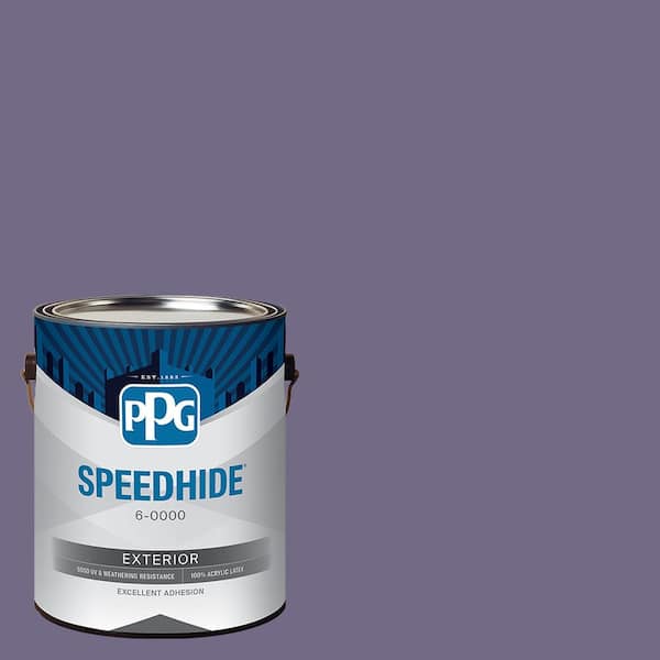 Reviews for SPEEDHIDE 1 gal. PPG1174-6 Purple Rain Satin Exterior Paint ...