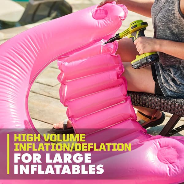 RYOBI ONE+ 18V Cordless High Volume Inflator (Tool Only) PCL016B - The ...