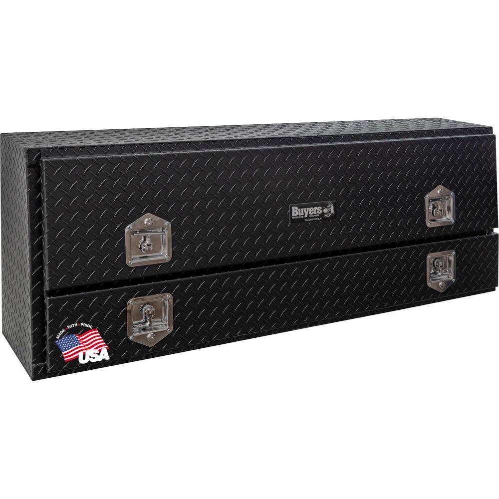 Buyers Products 21 x 13 x 60 in. Matte Black Diamond Tread Aluminum Top ...