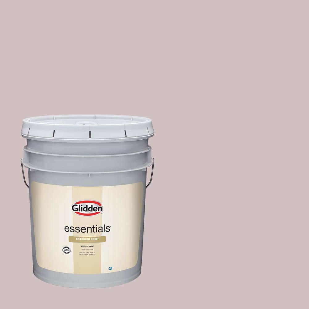 Glidden Essentials 5 gal. #PPG1047-4 Ancestral Satin Exterior Paint ...
