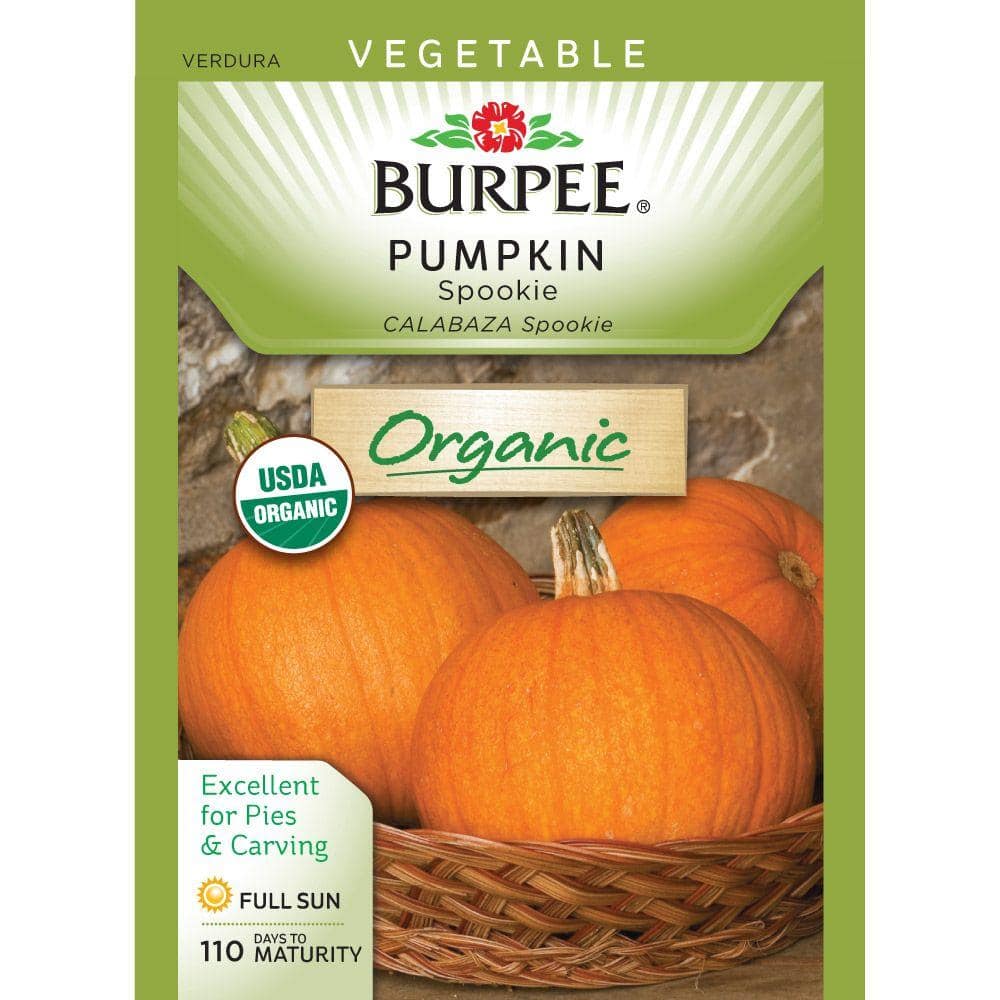 Burpee Pumpkin Spookie Organic Seed 62107 - The Home Depot
