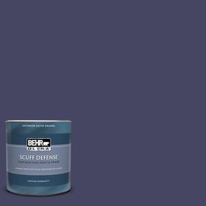 BEHR ULTRA 5 gal. #S-H-630 Lunar Eclipse Satin Enamel Exterior Paint ...