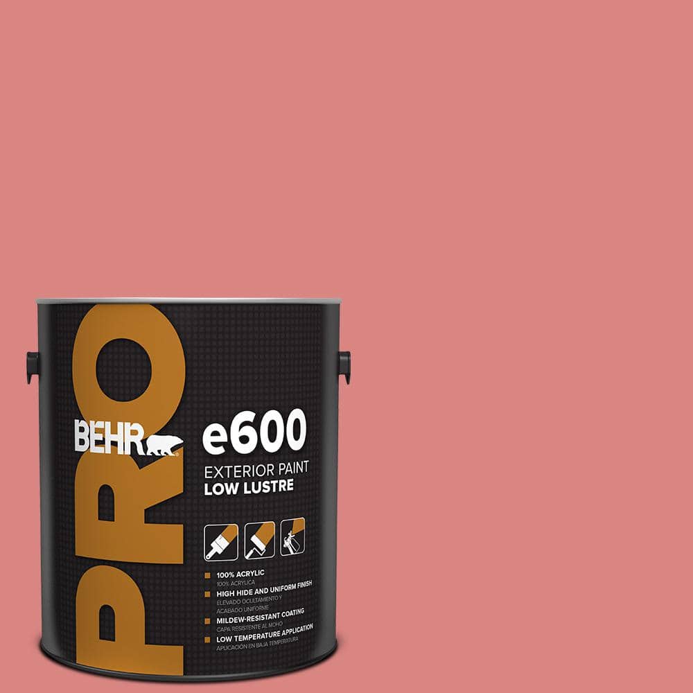 BEHR PRO 1 gal. #M160-5 Pink Damask Low Luster Exterior Paint PR62301 ...