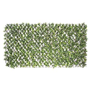 naturae decor Expandable Pvc Trellis Hedges 36 in. X 72 in. Gardenia ...