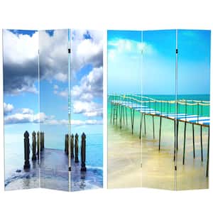 Red Lantern 6 ft. Printed 3-Panel Room Divider CAN-CLIFF - The Home Depot