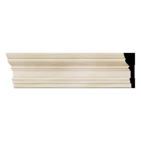 Ekena Millwork WM318 0.88 in. D x 3.25 in. W x 96 in. L Wood (Poplar ...