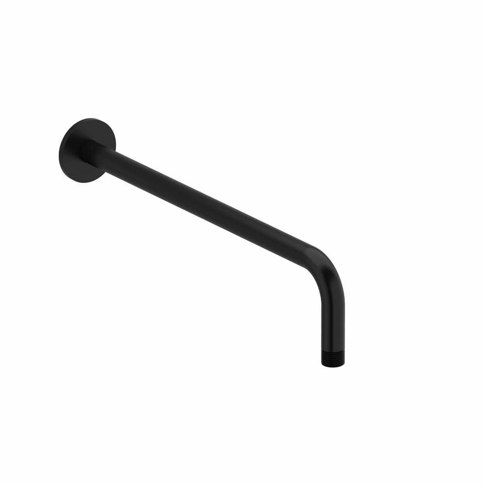 RIOBEL 16 in. Shower Arm in Black 503BK - The Home Depot