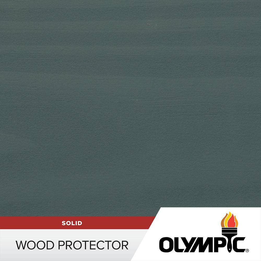 Olympic Wood Protector 1 gal. SC-1085 Waterhouse Exterior Solid Stain ...