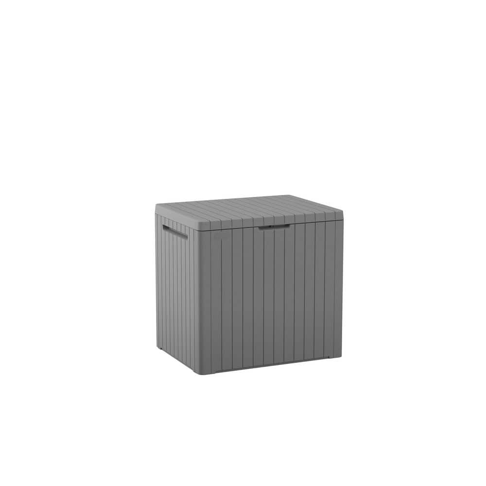 Keter Stonebrook 30 gal. Grey Resin Deck Box 263787 - The Home Depot