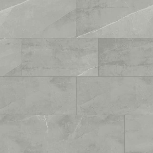 MSI Madison Celeste 12 in. x 24 in. Matte Porcelain Marble Look Floor ...