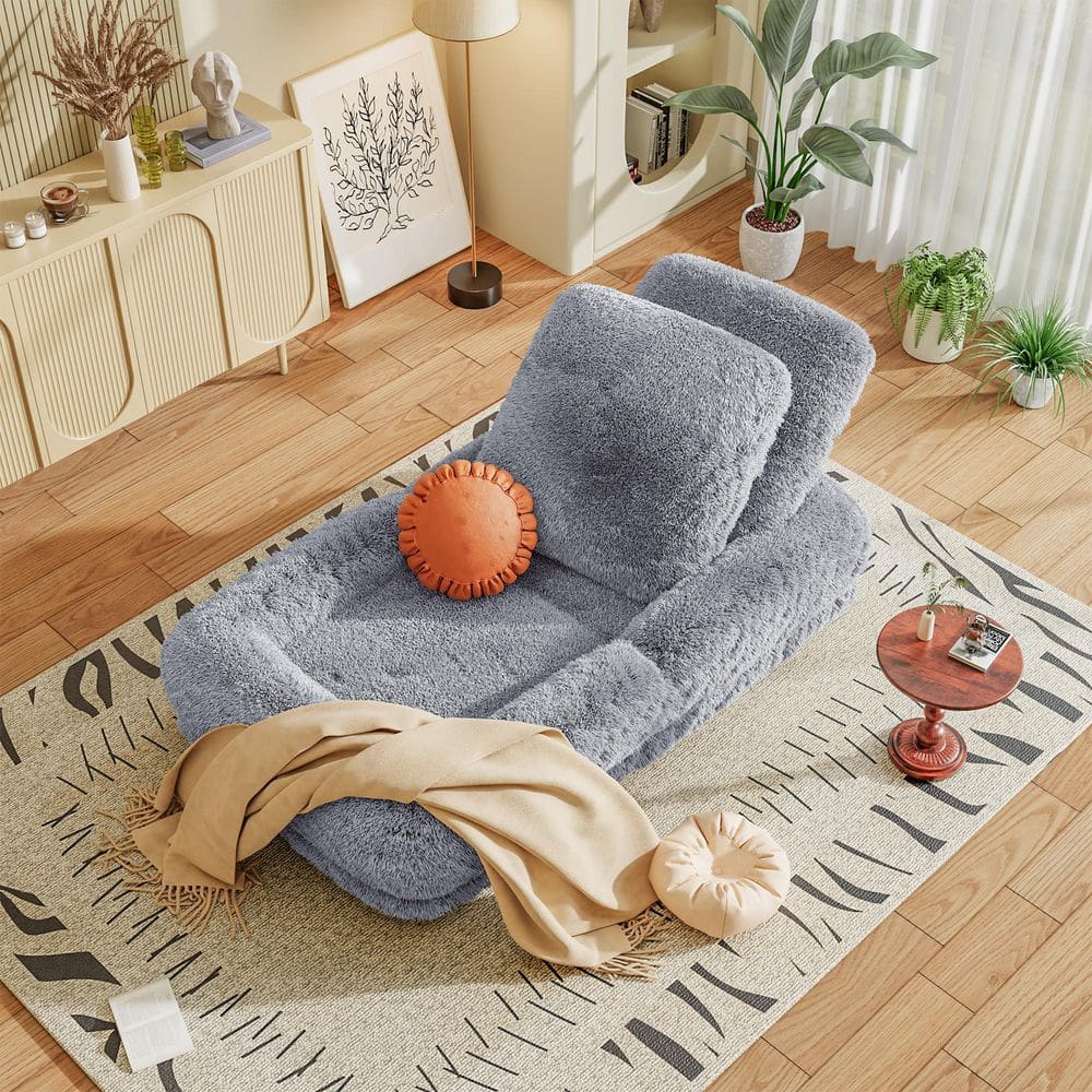 LACOO Human Dog Bed, 69.3 x 39.4 x 9.4 in, Adjustable Foldable Sofa in ...