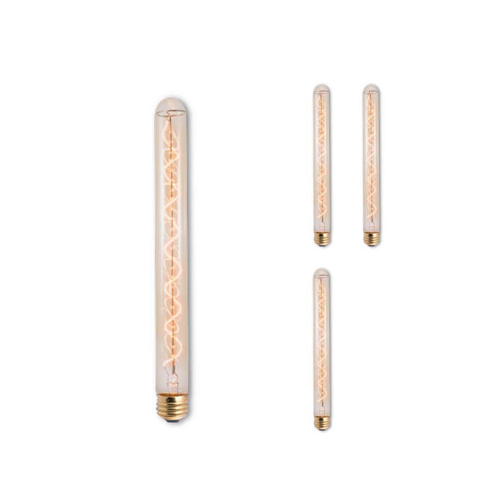 Bulbrite 40-Watt T9 Amber Light Medium Base (E26) Dimmable Antique ...