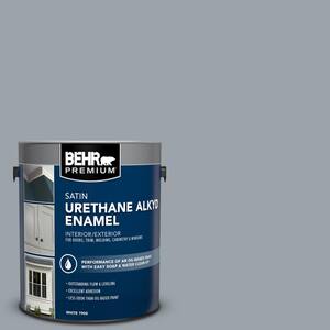BEHR PREMIUM 5 gal. #MQ5-22 Rainmaster Urethane Alkyd Semi-Gloss Enamel ...