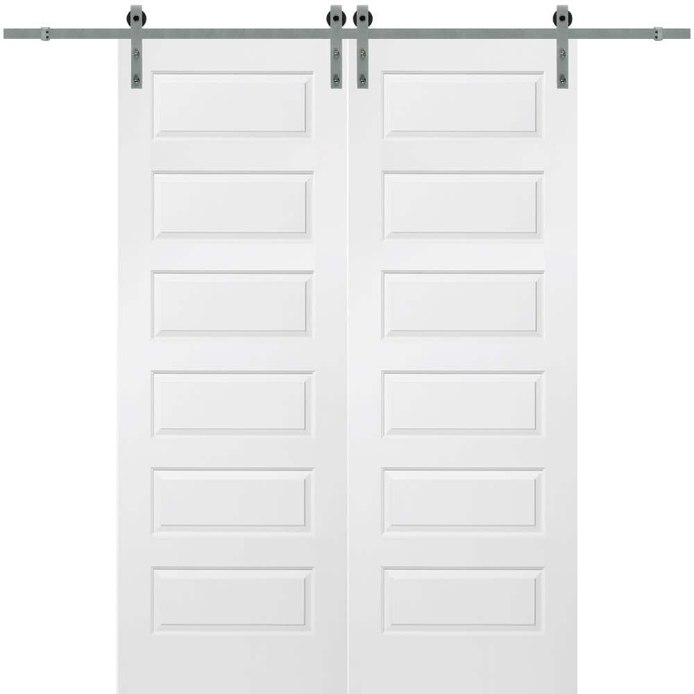 MMI DOOR 64 in. x 96 in. Rockport Molded Solid Core Primed Smooth ...