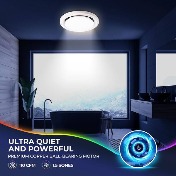 Bathroom Exhaust Fan With Night Light Akicon Bathroom Exhaust Fan With ...