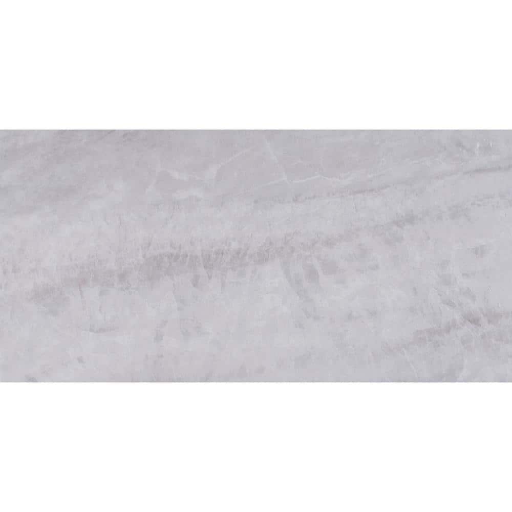 MSI Regale Gris 12 in. x 24 in. Glazed Porcelain Floor and Wall Tile (2 ...