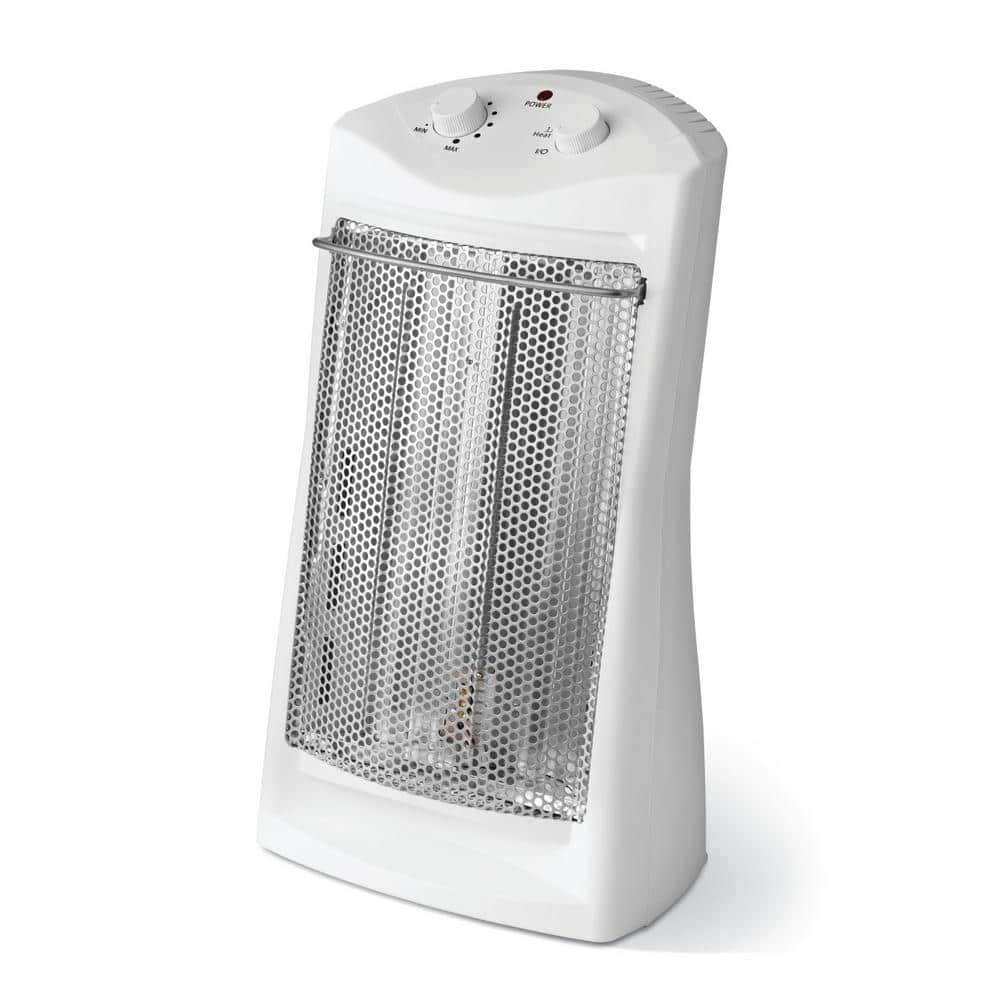SAI Heater 1,500-Watt Electric Infrared Quartz Space Heater, White ...