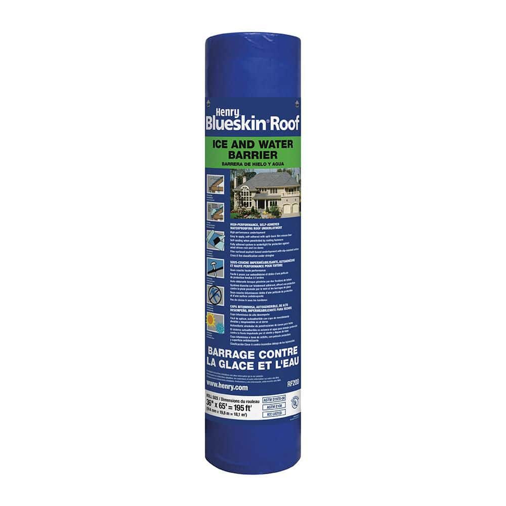 Henry 3 ft. x 65 ft. (195 sq. ft.) Blueskin RF200 Ice and Water Barrier ...