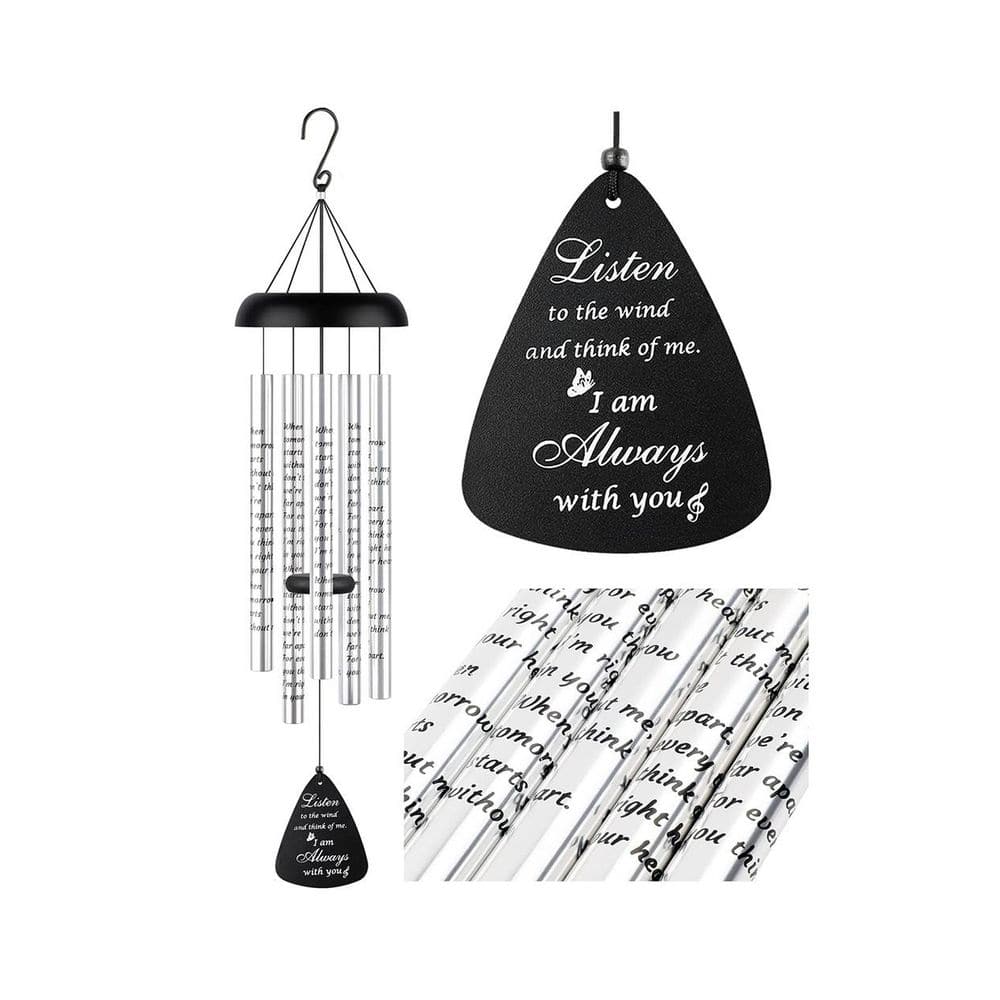 Justincity 32 Inch Aluminum Memorial Wind Chimes for Outside with ...