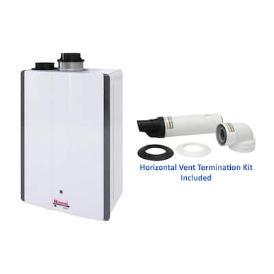 Rinnai Super High Efficiency 7.5 GPM Residential 160,000 BTU Natural Gas Interior Tankless Water ...