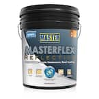 Master Products 5 Gal. Masterflex Reflective Roof Coating Sealer VV1236 ...