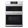 LG STUDIO 30 in. SMART Combi Double Electric Wall Oven in Stainless ...