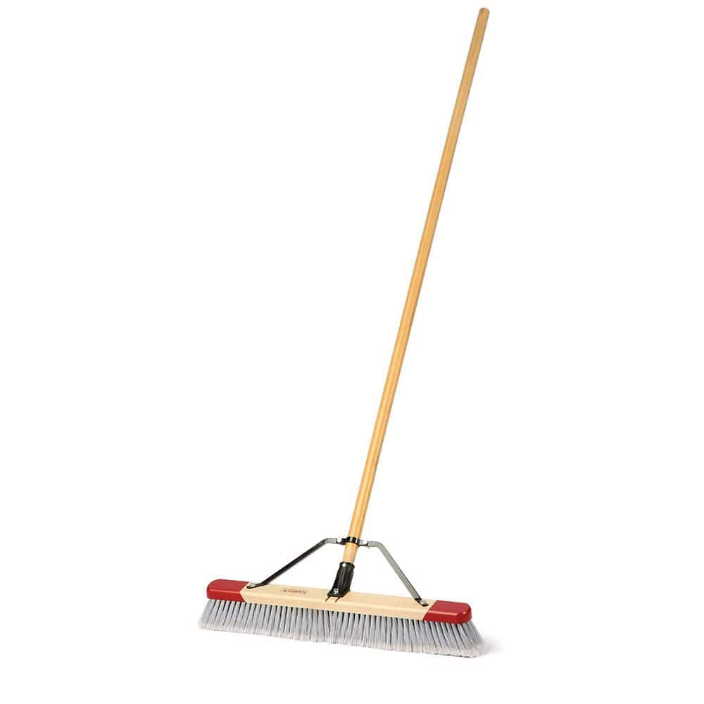HARPER 24 in. Easy to Assemble Outdoor Push Broom 7324P1 - The Home Depot