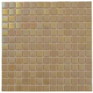 Apollo Tile Mingles 4 in. x 6 in. Glossy Beige Glass Mosaic Uniform ...
