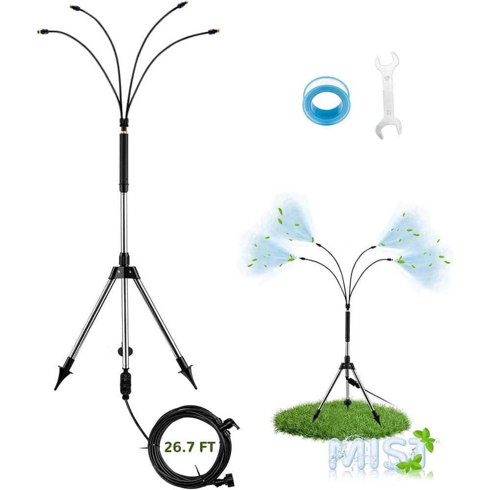 Misopily Standing Misters for Outside Patio with Adjustable Height 4.1 ...