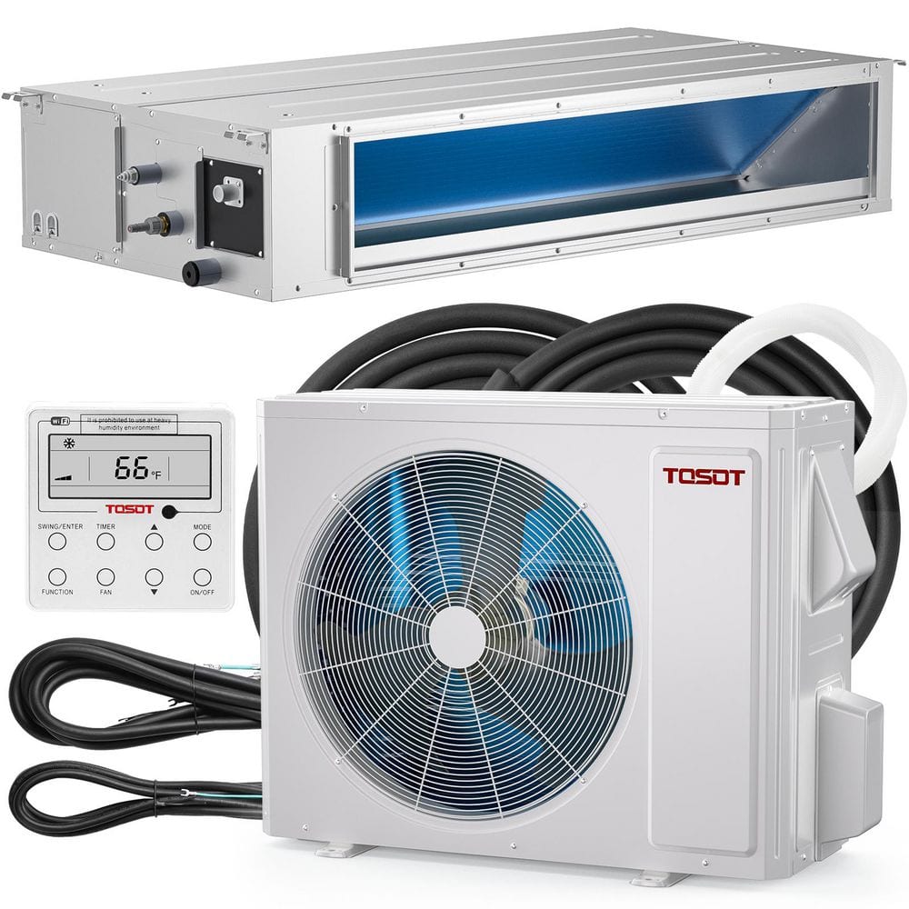 Tosot 36K BTU Ducted Mini Split Air Conditioner 230V High-Efficiency ...