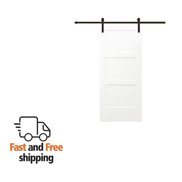 MMI DOOR 32 in. x 80 in. Birkdale Primed Solid Core Composite Assembly ...