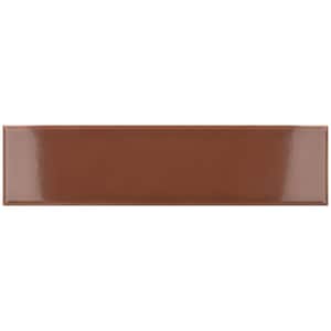 Apollo Tile Arte Red 1.97 in. x 7.87 in. Matte Ceramic Subway Wall and ...