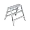 Louisville Ladder 3 ft. Aluminum Sawhorse with 300 lb. Load Capacity L ...