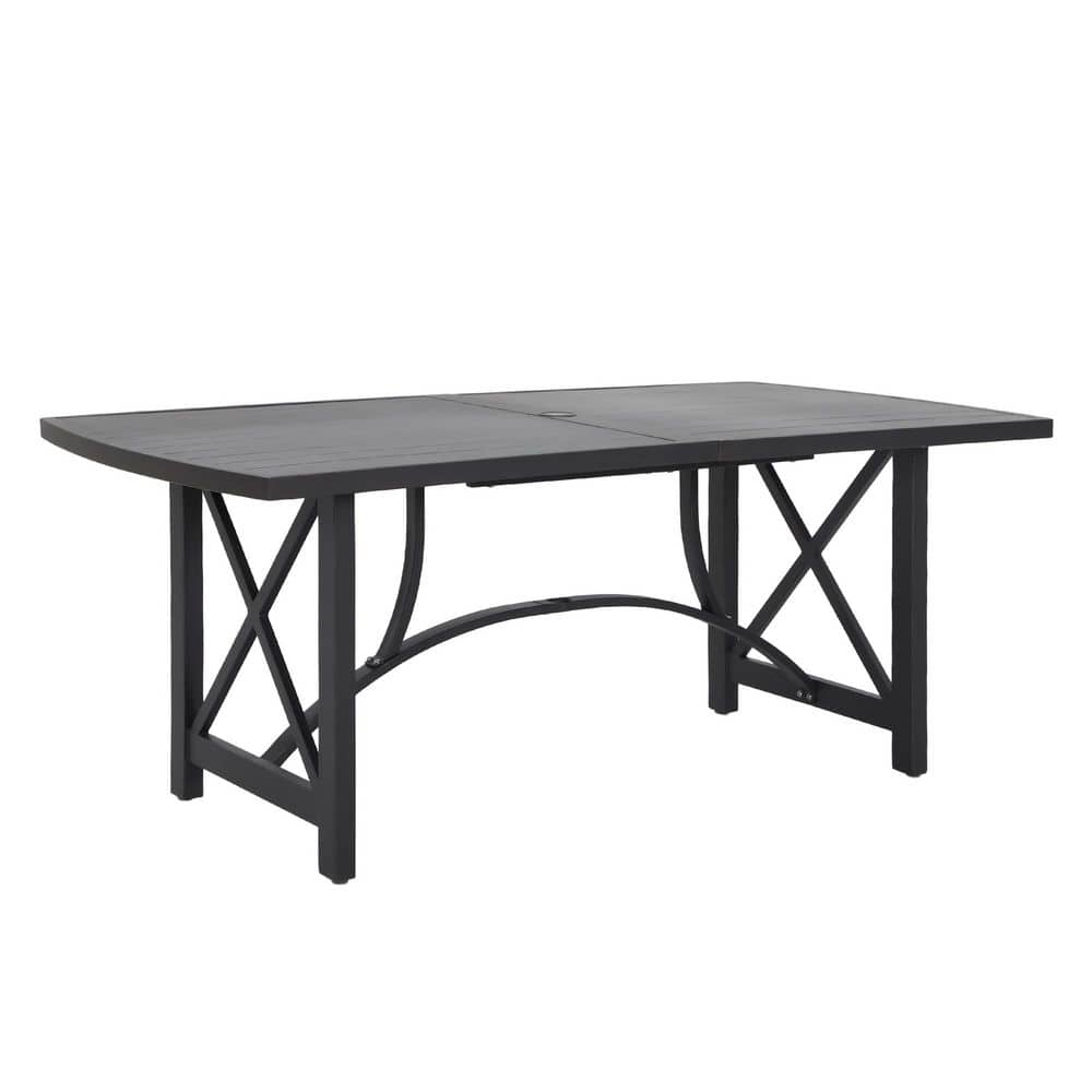 88 inch outdoor dining table, 8 person outdoor dining table ...