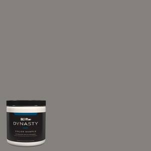 BEHR ULTRA 1 gal. #BNC-25 Gray Pepper Extra Durable Flat Interior Paint ...