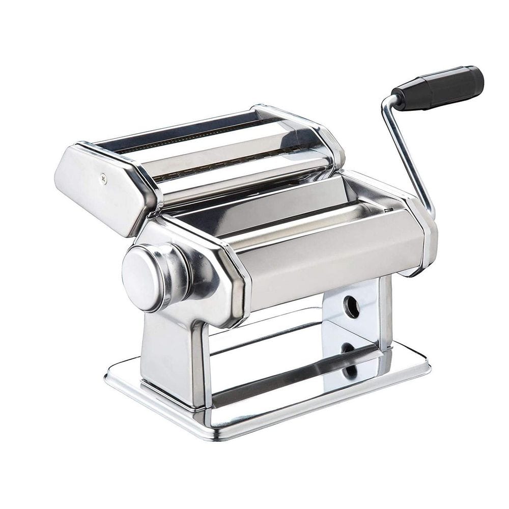 Anqtovp Stainless Steel Manual Pasta Maker with 9 Thickness Settings ...