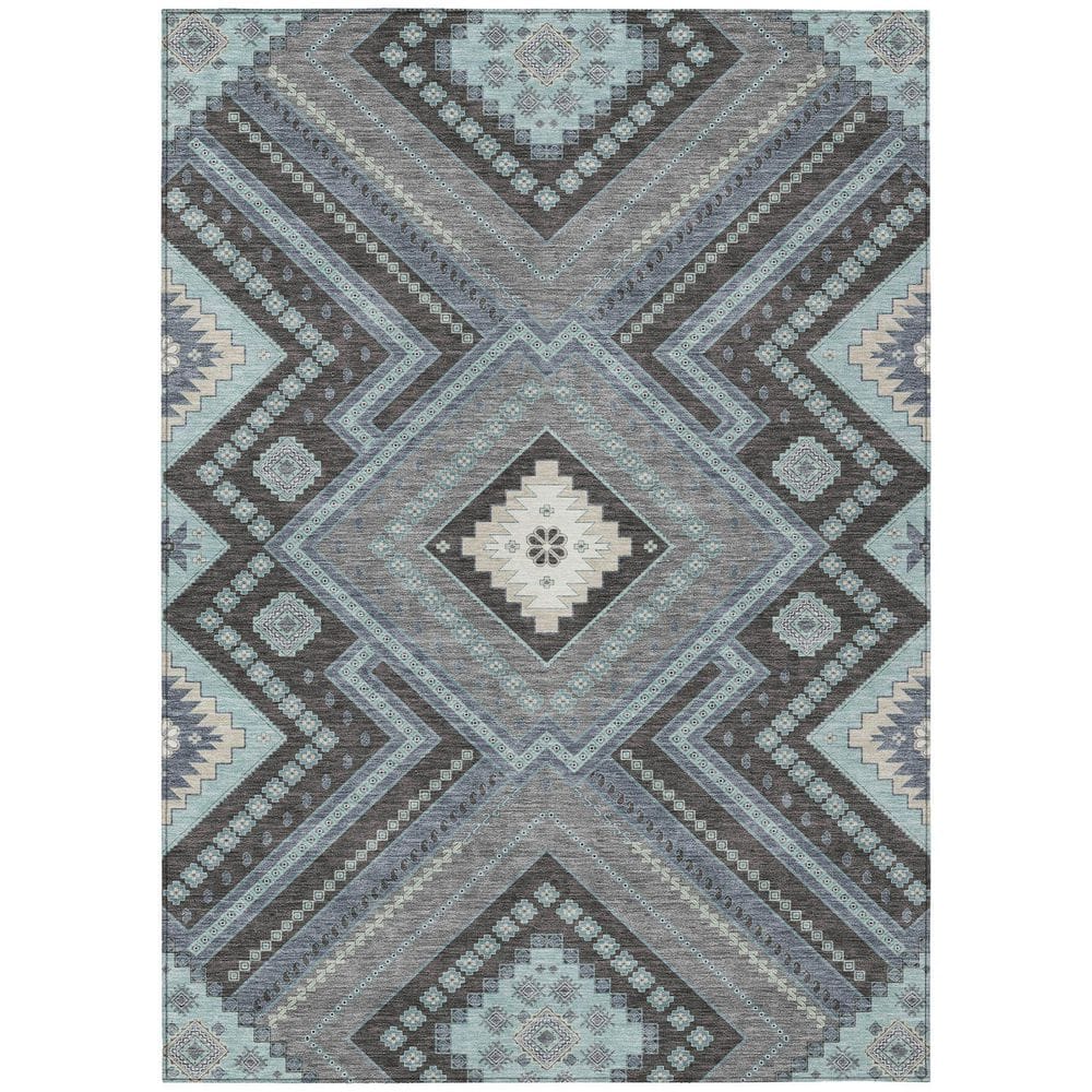 Addison Rugs Chantille Machine Washable Indoor/Outdoor Abstract ACN1010 ...