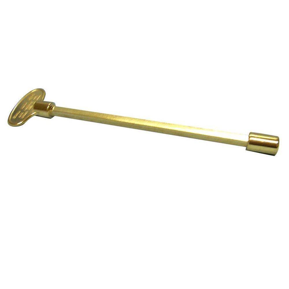 Blue Flame 23 in. Universal Gas Valve Key in Polished Brass NKY.24.BRS ...