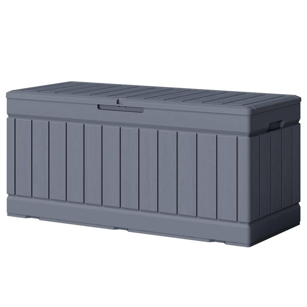 Reviews for Patiowell 82 Gal. Heavy-Duty Outdoor Lockable Storage Deck ...