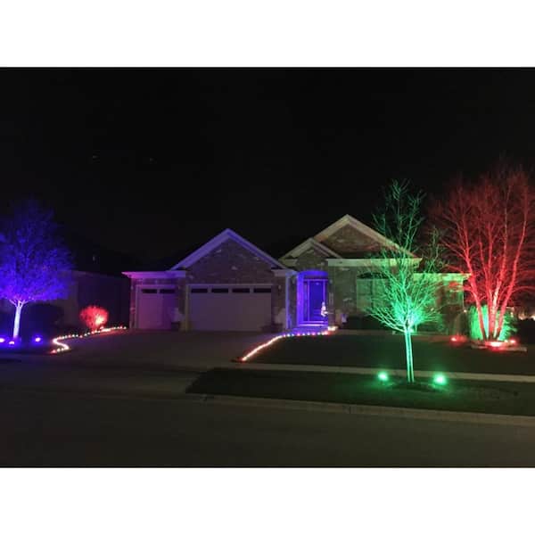 Blue Flood Lights