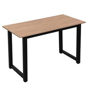Outopee 43 in. W Retangular Oak Wooden Computer Desk 931123567845