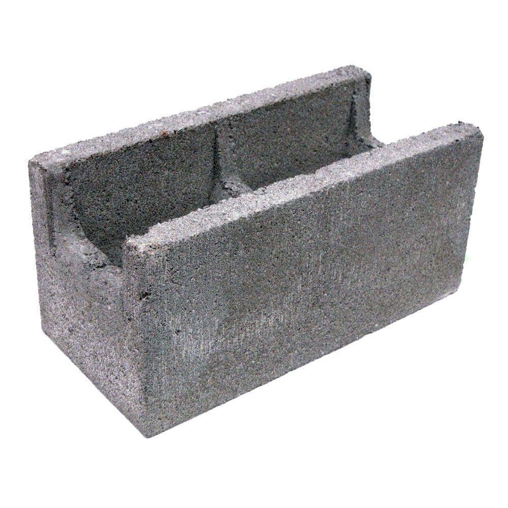 Block USA 8 in. x 8 in. x 16 in. Concrete Bond Beam Block 081008 - The ...